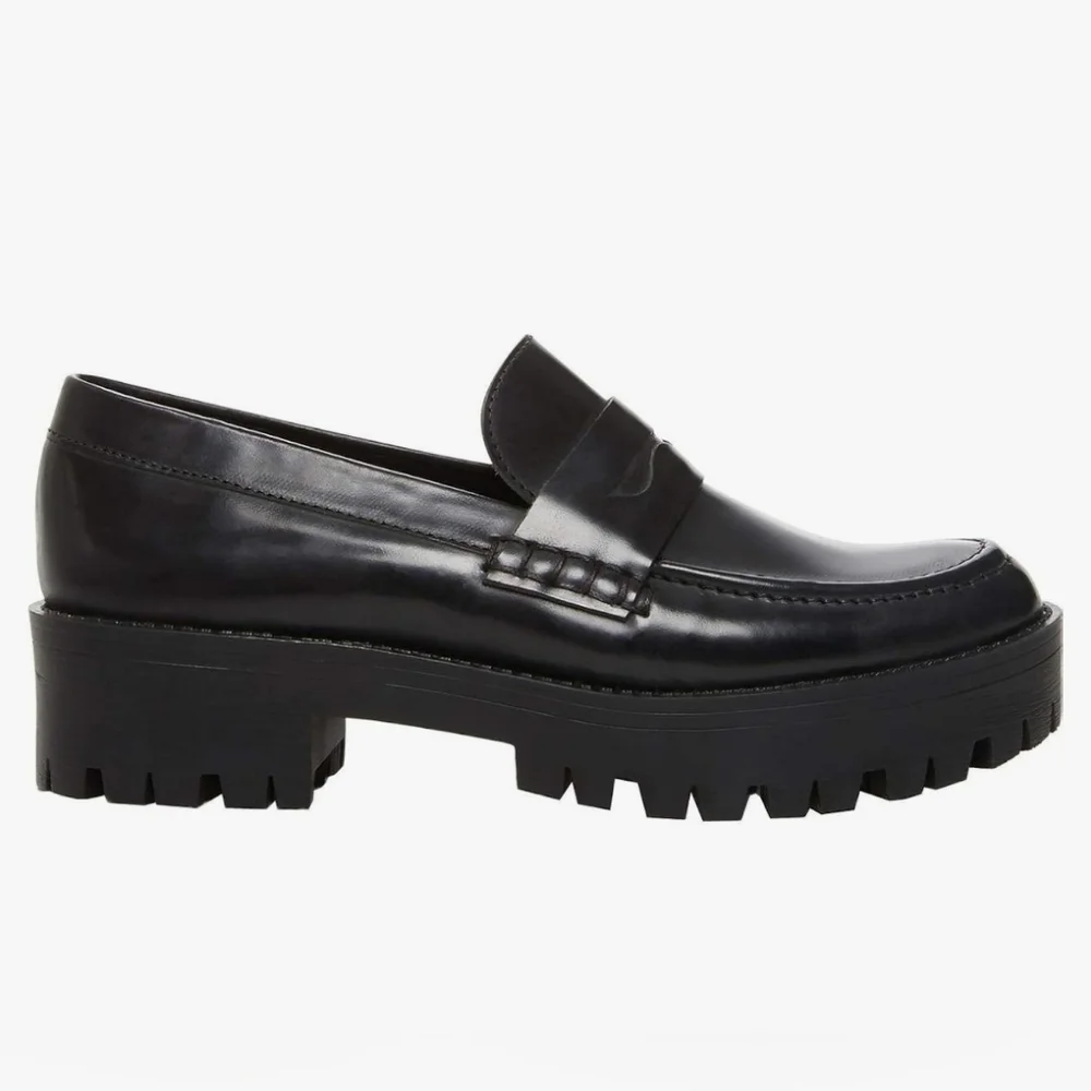 Steve Madden | Shoes | Steve Madden Womens Black Beef Roll Penny Keeper ...